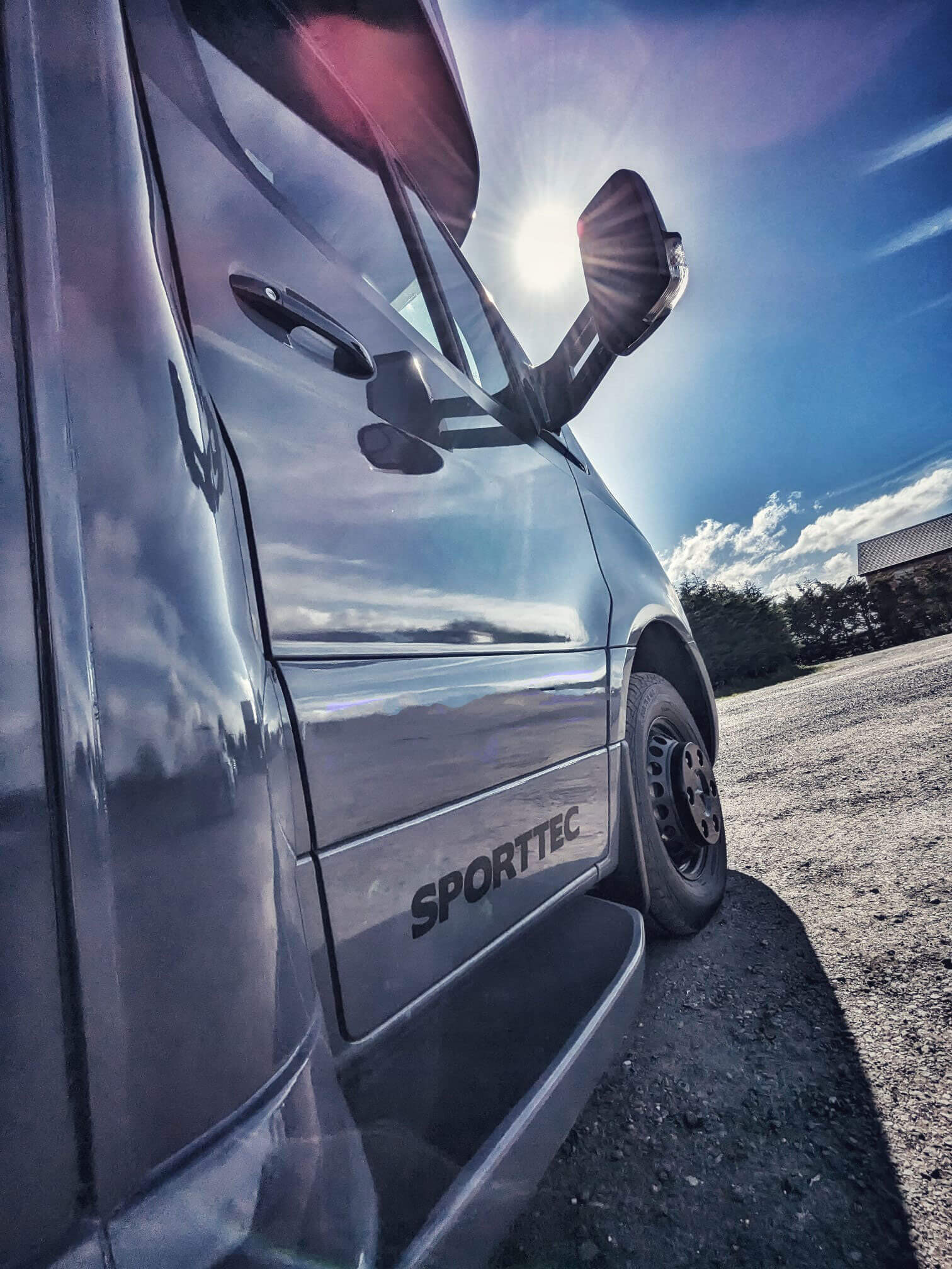 Sporttec custom built Racehome, Motorhome & Sporthomes